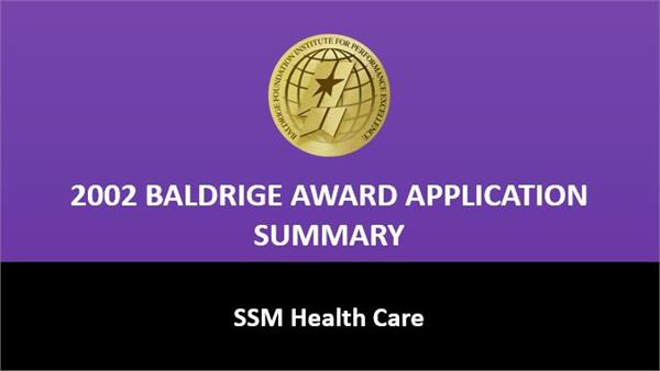 Baldrige Resource Center - Institute for Performance Excellence